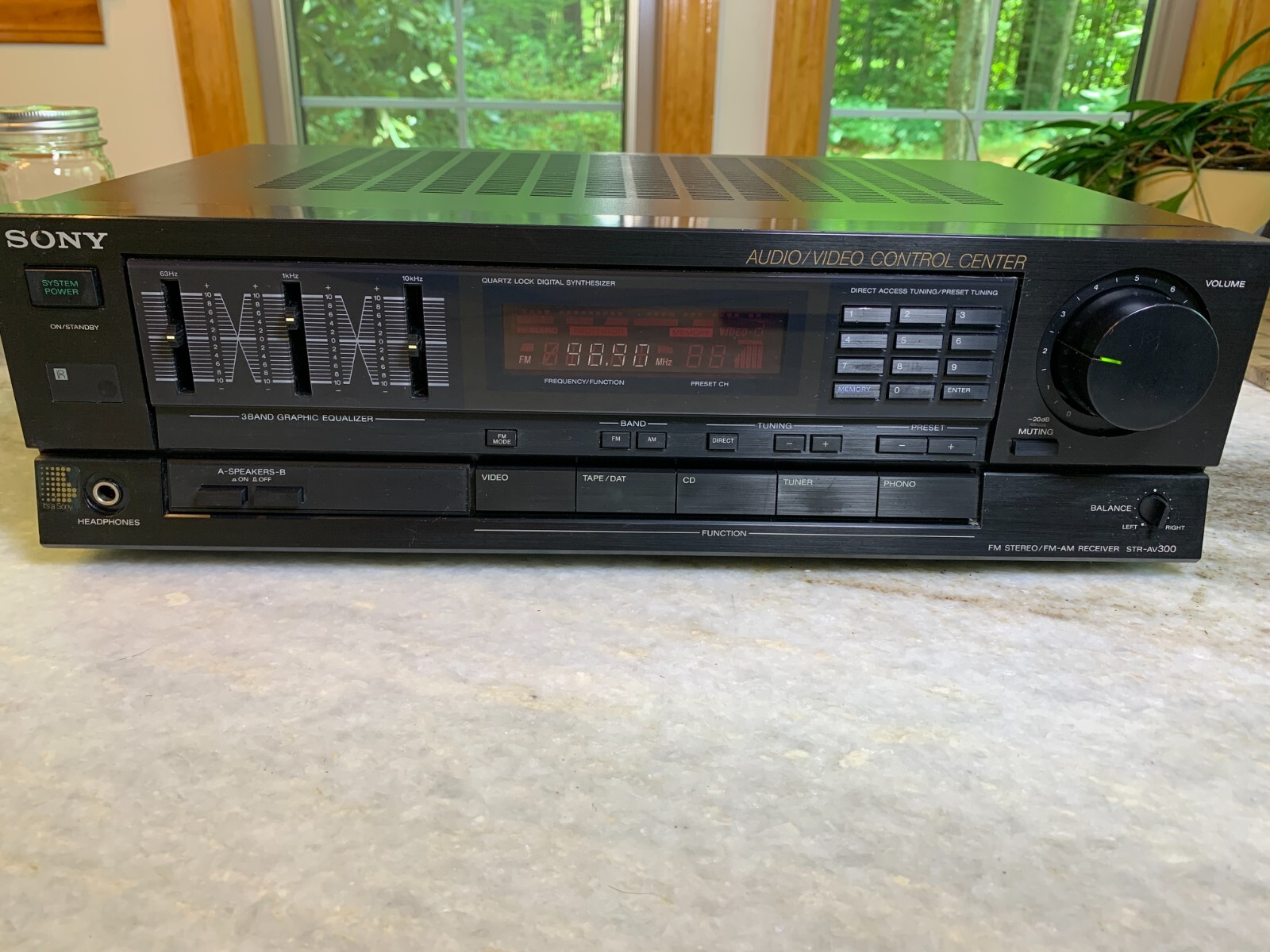 Vintage 1980s 80s 1990s 90s STR-AV300 Stereo Reciever Receiver PHONO ...