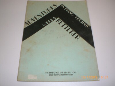 Adventures in Piano Technic by Ella Ketterer Vintage Theodore Presser ...