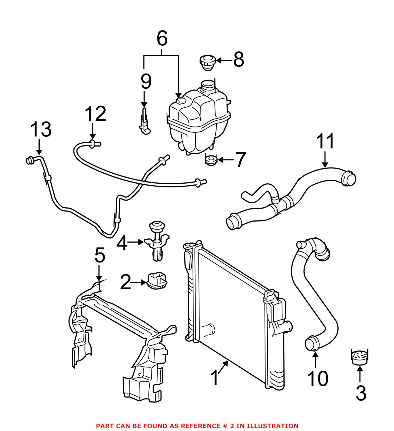 For Mercedes Genuine Radiator Insulator Right 1695040114 | eBay