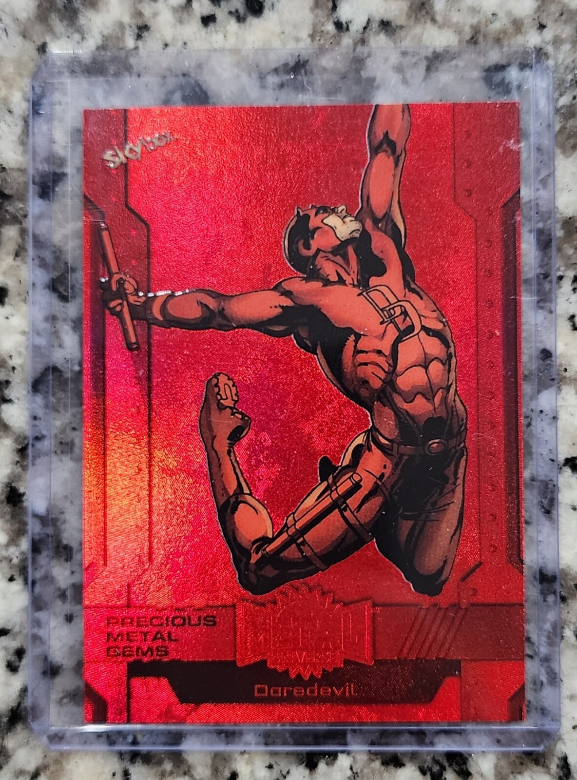 2024 Marvel Metal Universe Avengers Daredevil Red PMG Precious Metal ...