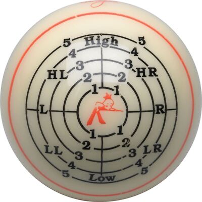 Jim Rempe Training Cue Pool Ball | eBay