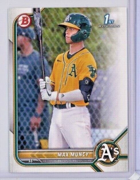 2022 Bowman Prospects #BP-89 Max Muncy Rookie RC - Oakland Athletics ...