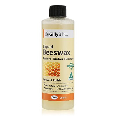 Gilly's Liquid Beeswax Protection 250ml Revive & Polish For Timber ...
