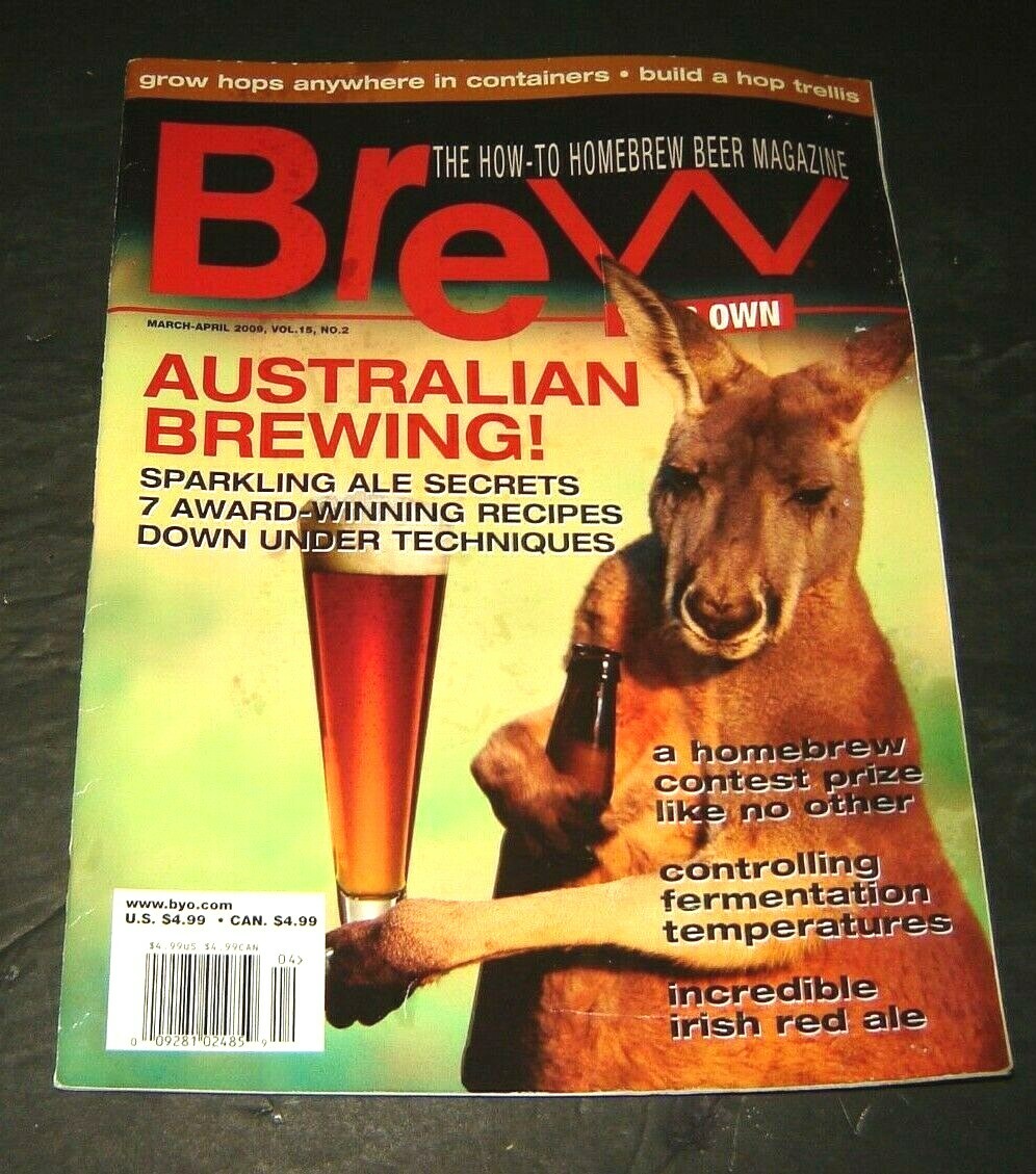 Brew Your Own Homebrew Beer Magazine March/April 2009 | eBay