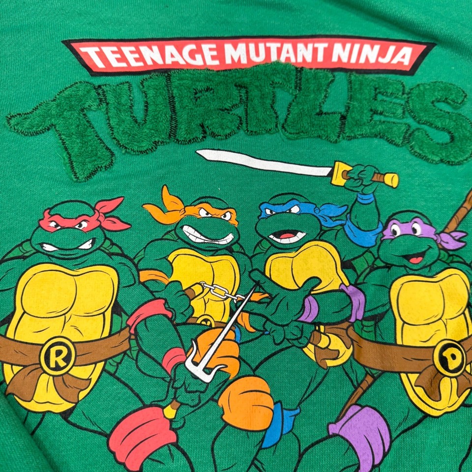 Teenage Mutant Ninja Turtles Nickelodeon Kids Green Pullover Sweatshirt ...