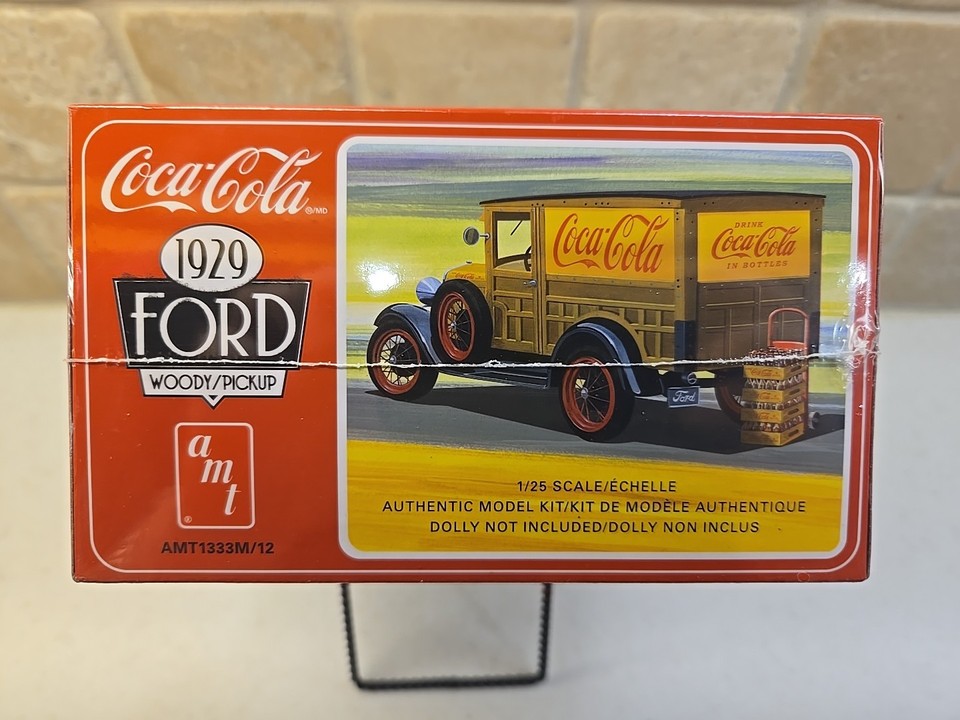 AMT, COCA COLA, 1929 FORD WOODY/PICKUP 4 n’1, 1/25 SCALE !!FACTORY ...