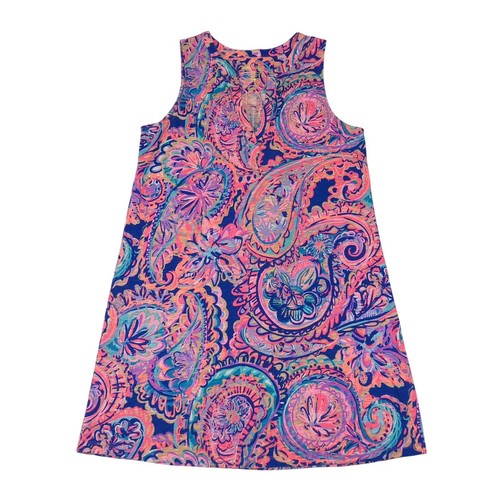Lilly Pulitzer Dev Dress Shift Drop Me A Lime Womens Medium Sleeveless ...