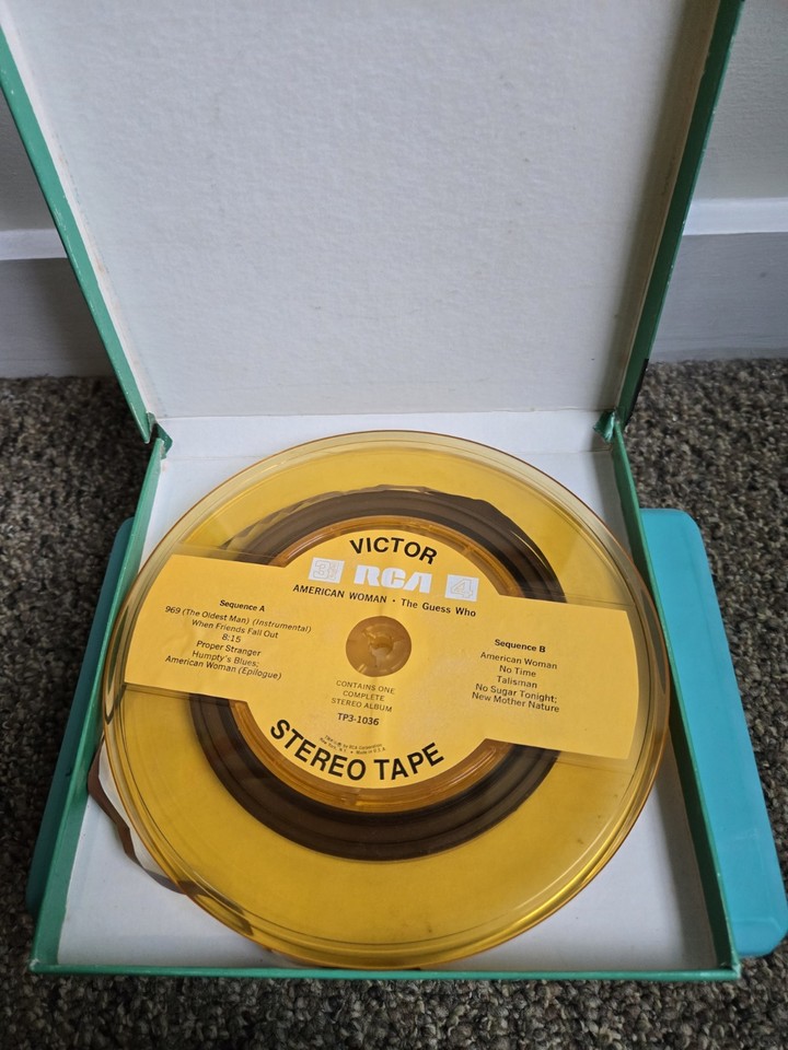 THE GUESS WHO Greatest Hits RCA Victor reel to reel Tape Vintage ...