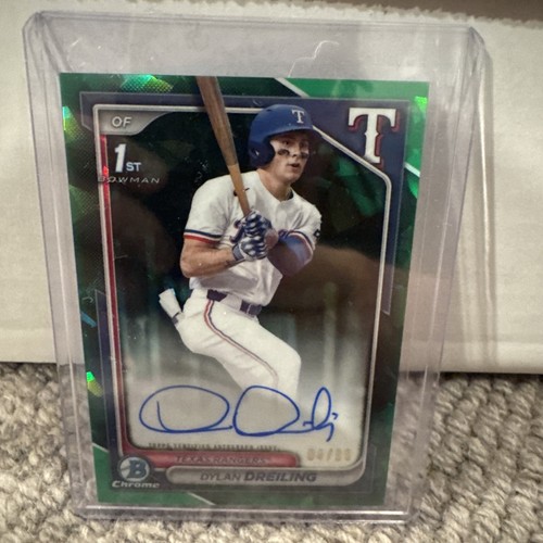 2024 Dylan Dreiling Bowman Draft Sapphire #CDA-DD 4/99 1st Bowman Auto ...