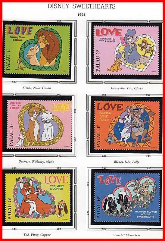 Disney Characters In Love