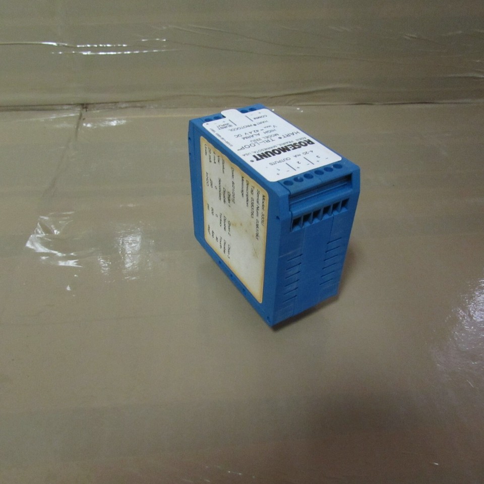 ROSEMOUNT 333U HART TRI-LOOP HIGH ALARM MODULE! XLNT TAKEOUT, MAKE ...