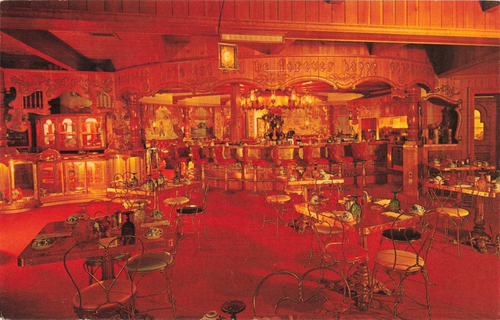 San Luis Obispo CA, Madonna Inn Coffee Counter Bakery Showcase, Vintage ...