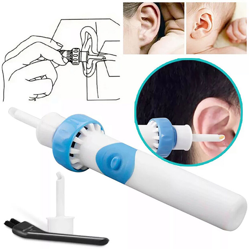EAR Vacuum WAX REMOVER Electric Ear Cleaner Suction Earwax Remover ...