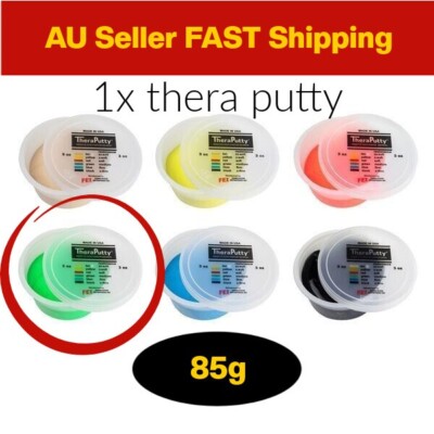 Cando Hand Exercise Therapy Putty Green medium 1 x85g Green Medium ...