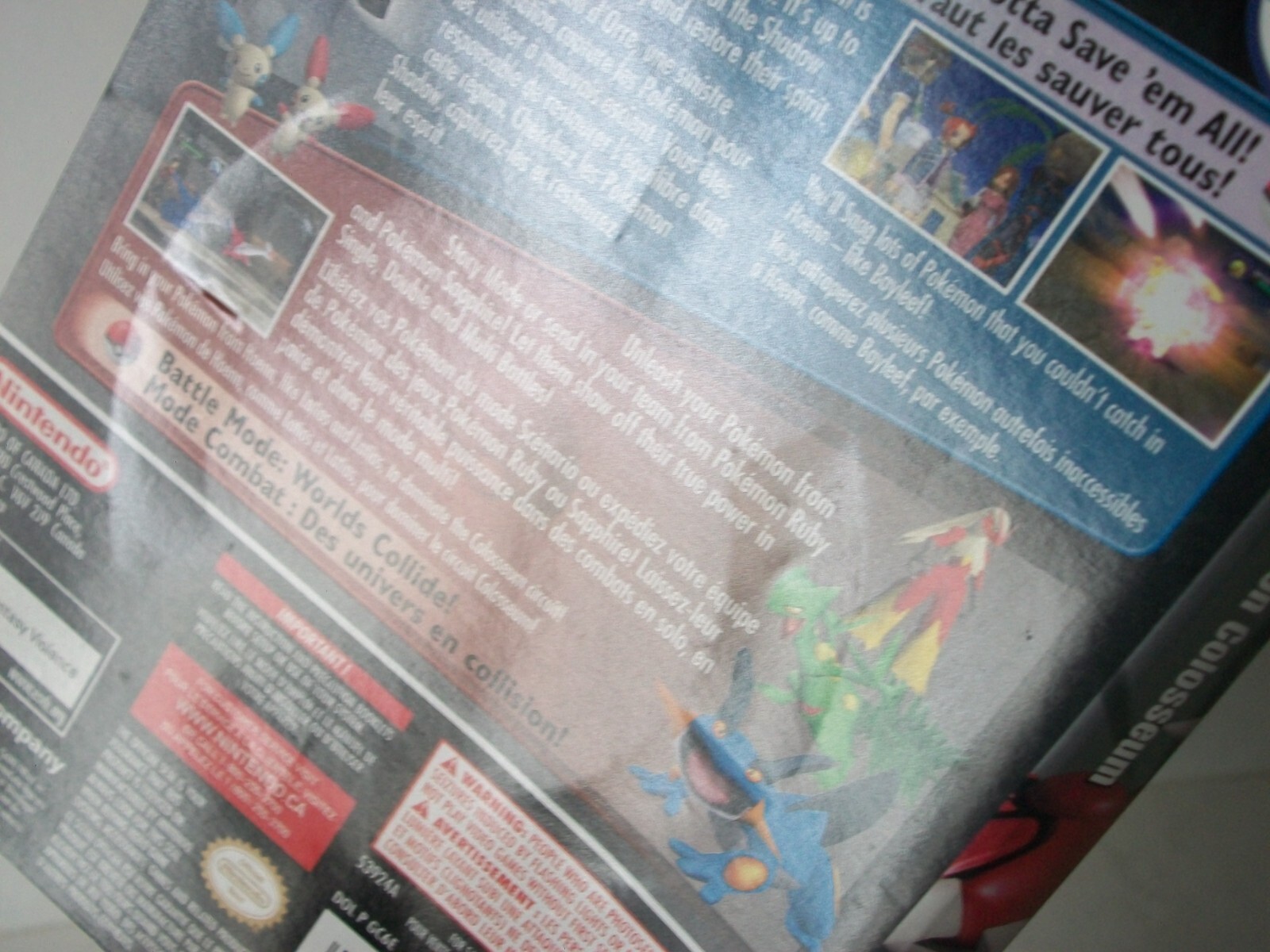 Pokemon Colosseum Nintendo GameCube Black Label Game Disc Disk Case No ...