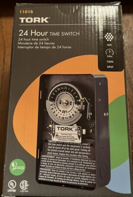 NSI Tork 40A 120V SPST Indoor Mechanical Time Switch (1101B ...