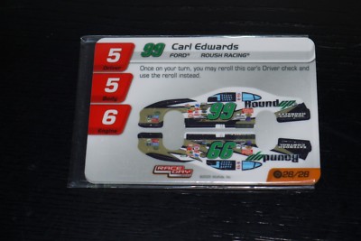Race Day 99 CARL EDWARDS 28/28 Constructible Racing Car 2005 WizKids | eBay
