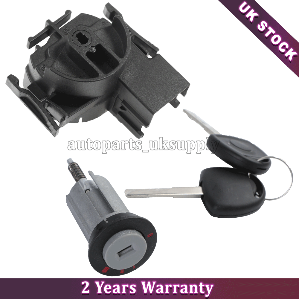 Ignition Switch & Barrel & Keys Fit For Vauxhall Opel Corsa Meriva ...