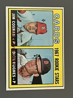 1967 Topps #384 Jim Cosman / Dick Hughes RC Rediscover Topps Buyback ...
