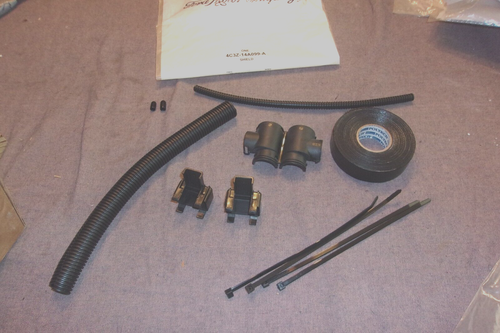 4C3Z-14A099-A - 05,10 "F" SUPER DUTY. diesel wiring harness shield kit ...