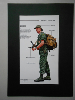 MILITARY SAS PRINT- SAS AT WAR: SAS TROOPER MALAYA 1960 | eBay UK
