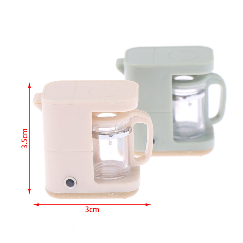 1:12 Dollhouse Miniature Coffeemaker Kitchen Coffee Machine Coffee Pot ...
