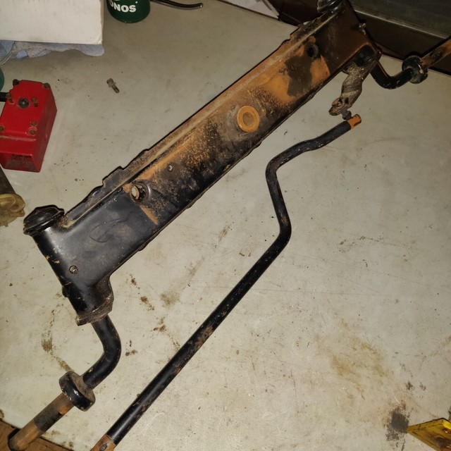 Craftsman Lt4000 Front Axle With Spindles Complete 142033 for sale ...