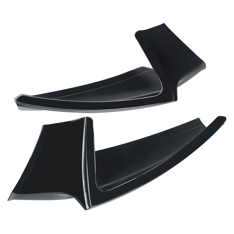 Gloss Black Front Splitter Lip Corner For BMW 5 Series F10 F11 M Sport ...