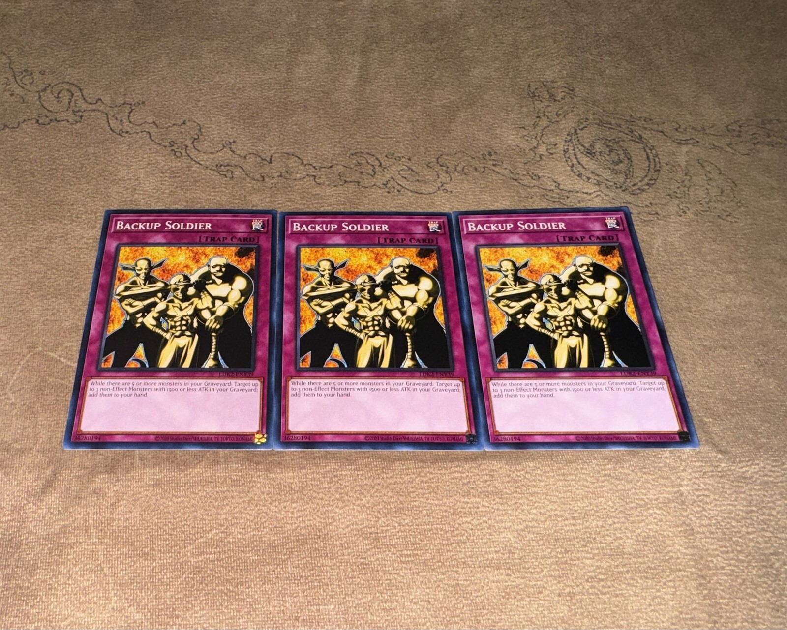 Yugioh! Backup Soldier x3 LDK2-ENY39 Playset NEW Unlimited NM/M | eBay