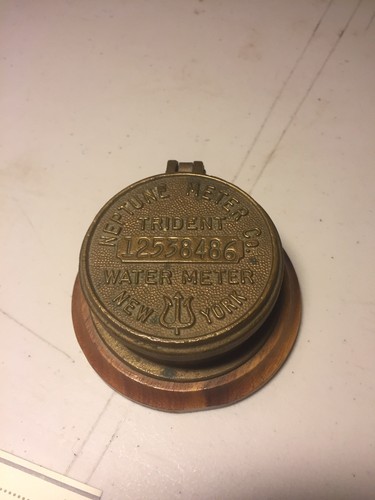 Vintage Neptune Trident Water Meter Converted Trinket Box | eBay