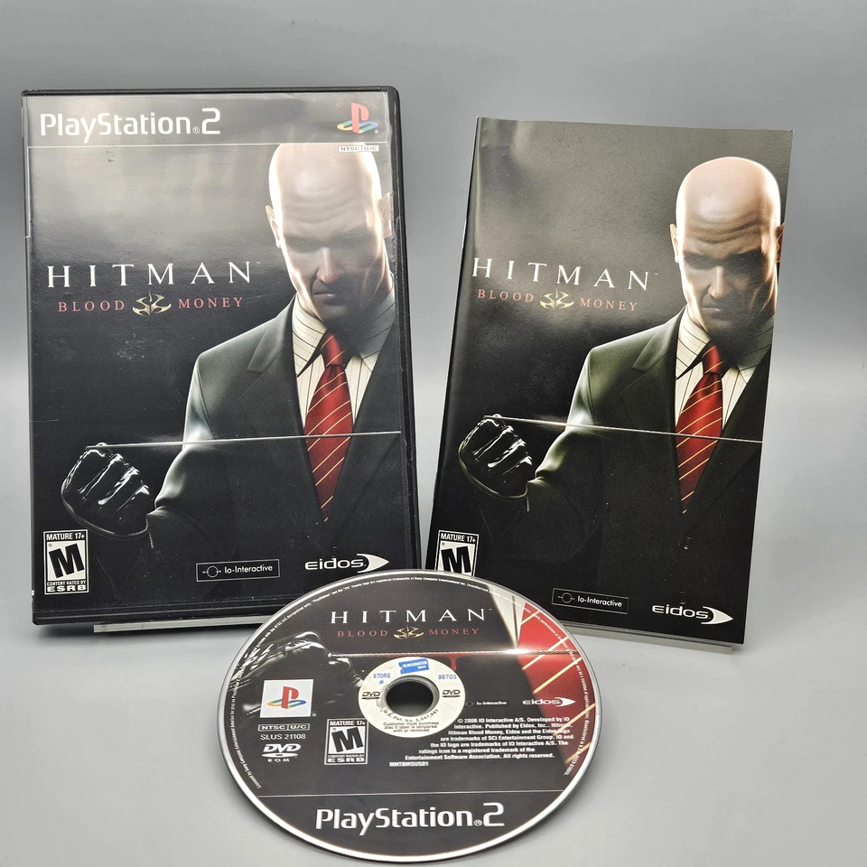 PS2 : HITMAN TRILOGY : #2: SILENT ASSASSIN; BLOOD MONEY; CONTRACTS ...