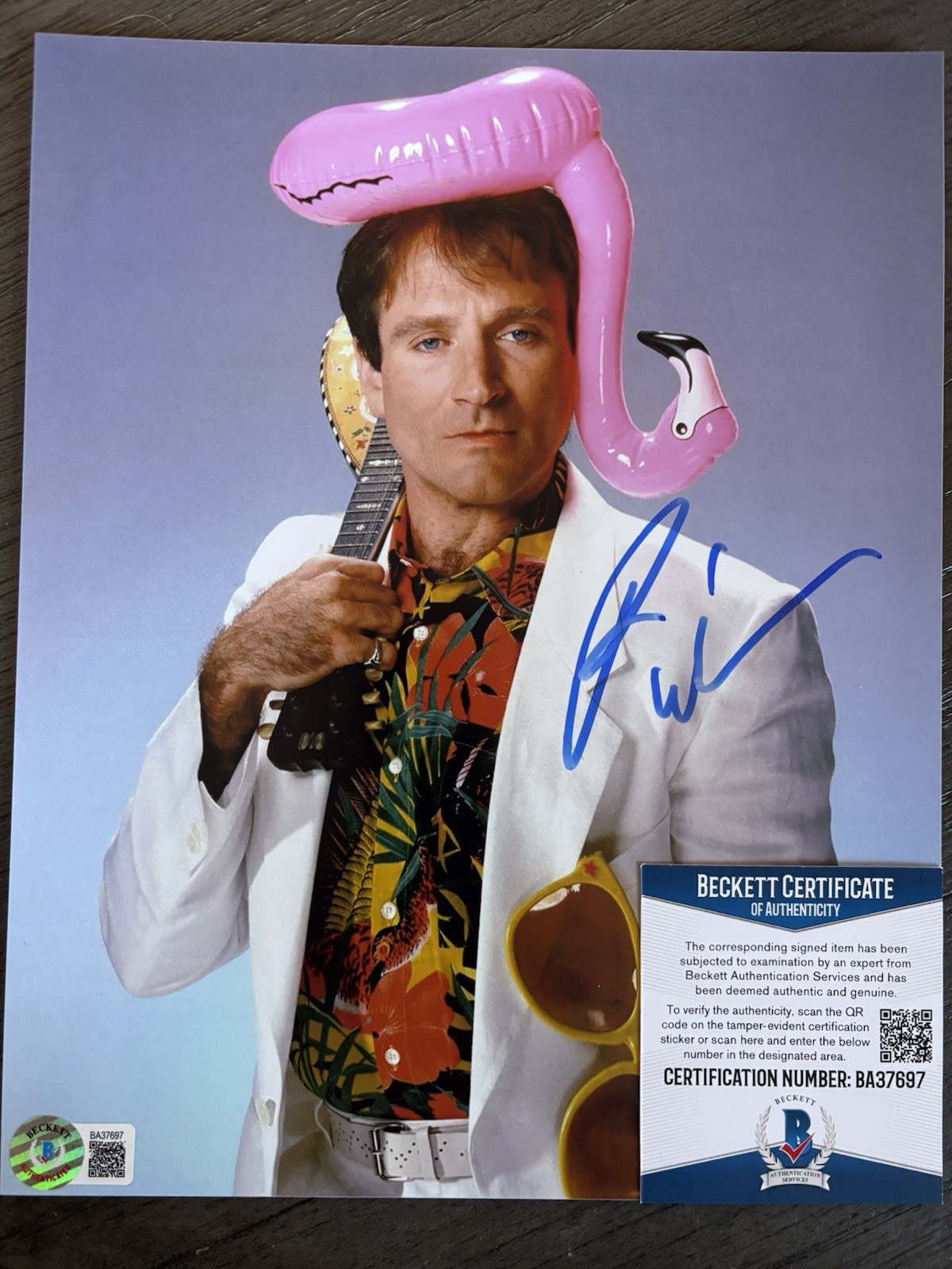 Robin Williams Comedian Beckett BAS Certified Autographed Signed Photo ...