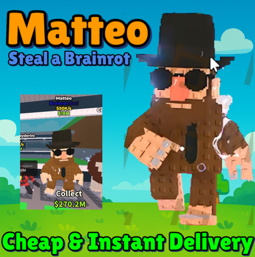 [🟢ONLINE ] Matteo 🌈chance for mutations🌈 BRAINROT | STEAL A BRAINROT ...