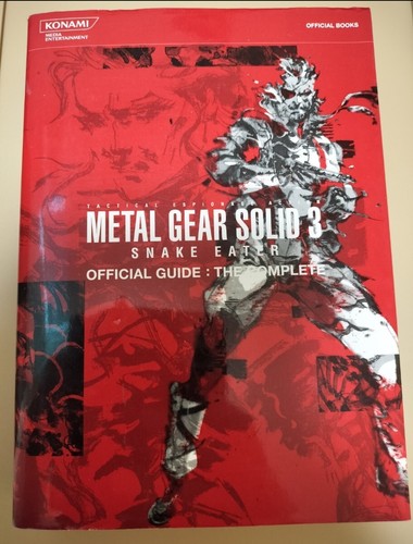 Metal Gear Solid 3 Snake Eater Official Strategy Guide PS2 Complete ...
