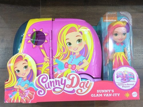 Nickelodeon Sunny Day Glam Vanity Vehicle & Doll Playset Hair Styling ...