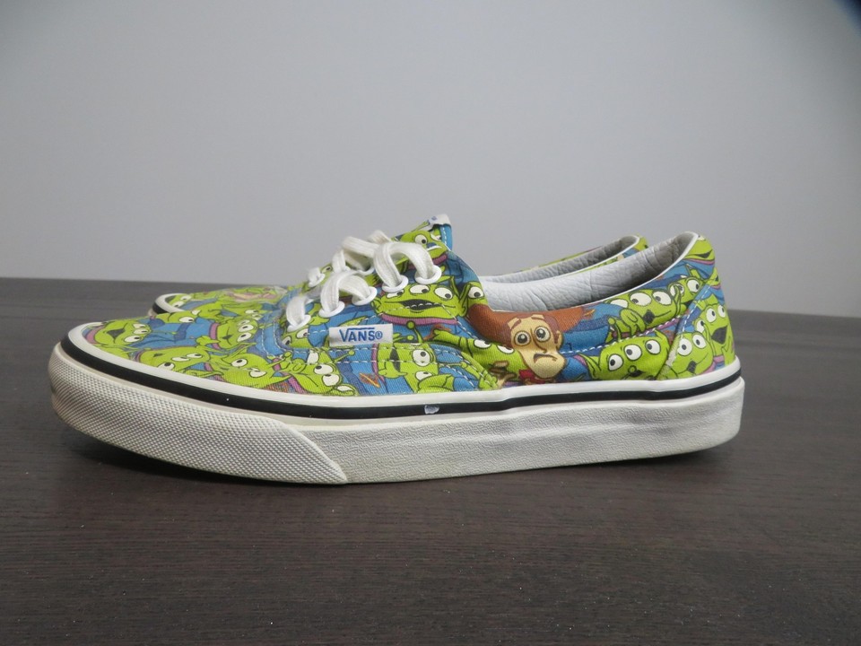 Vans Toy Story 2 Alien Shoes Womens 8 Multicolor Pixar Low Top Casual ...