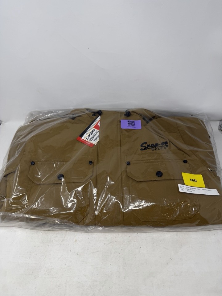 Snap-on Legend Padded Jacket - Medium, Dull Gold 105th Anniversary USA ...