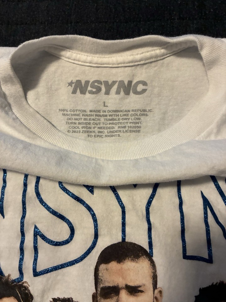 NSYNC Glitter Logo Shirt | eBay