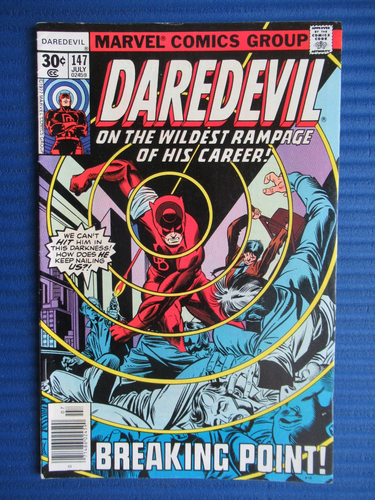DAREDEVIL # 147 - (FINE) -BREAKING POINT-DAREDEVIL ON A RAMPAGE-PURPLE ...