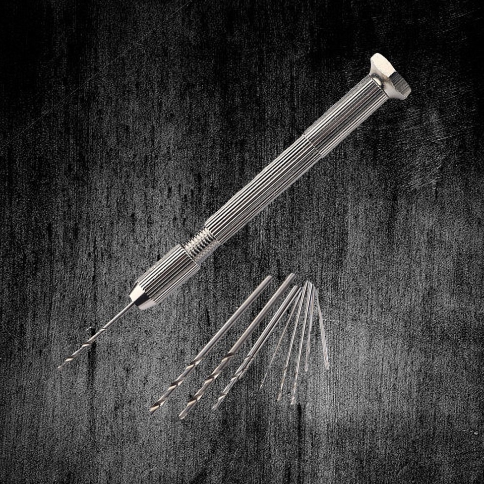 Precision Pin Vise Twist Drill Manual Hand for Metal Hobby Tools Vice ...