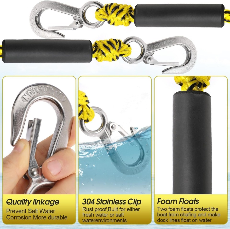 Heavy Duty Boat Tow Harness for Tubing Self Centering Boat Tow Rope ...