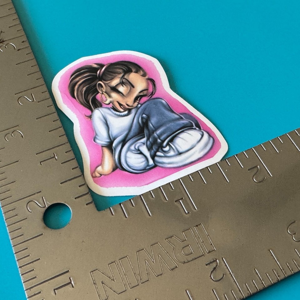 Lowrider Sticker (Mexicana Girl) Chicana Chola Gangster, Gloss Vinyl ...