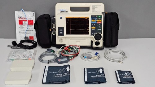 Physio Lifepak 12 Biphasic 12 Lead SpO2 NIBP ETco2 ALS Pacing | eBay