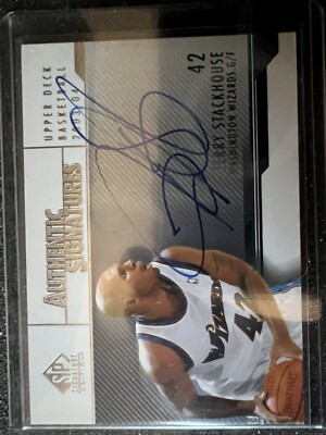 JERRY STACKHOUSE SP AUTO ~ 2003-04 SP AUTHENTIC SIGNATURES #AS-JS “SET ...