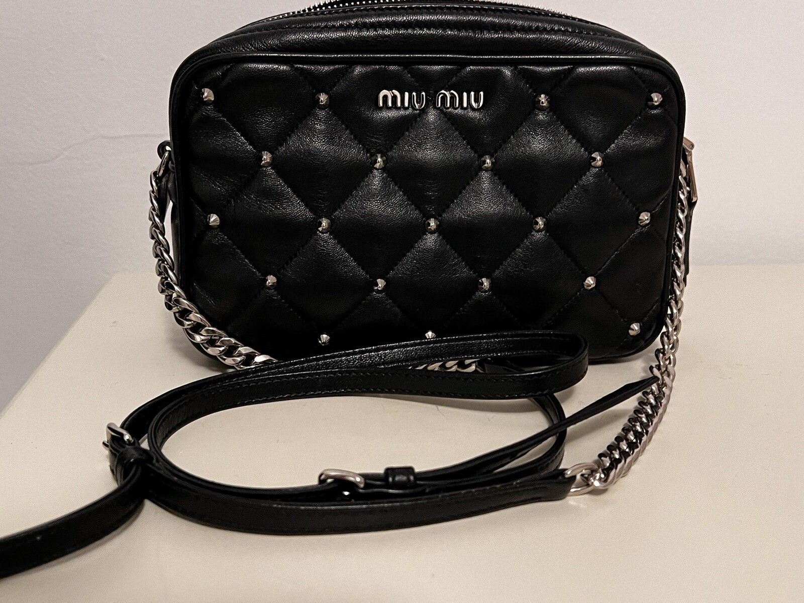 Mui Mui studded crossbody bag | eBay