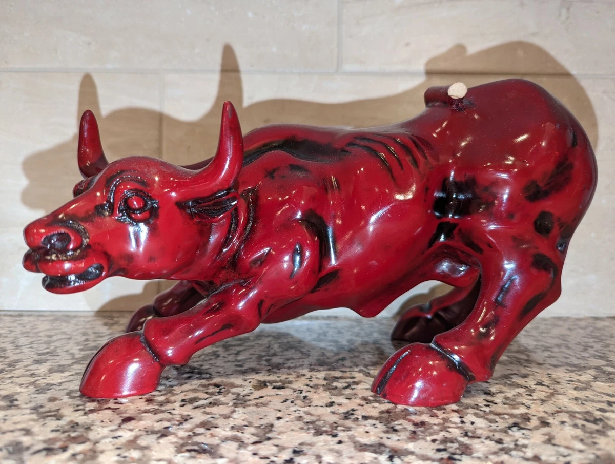 Wall Street Bull Desktop Statue