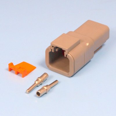 Deutsch DTP Series 2 Way Socket Connector Kit DTP04-2P + Pins ...