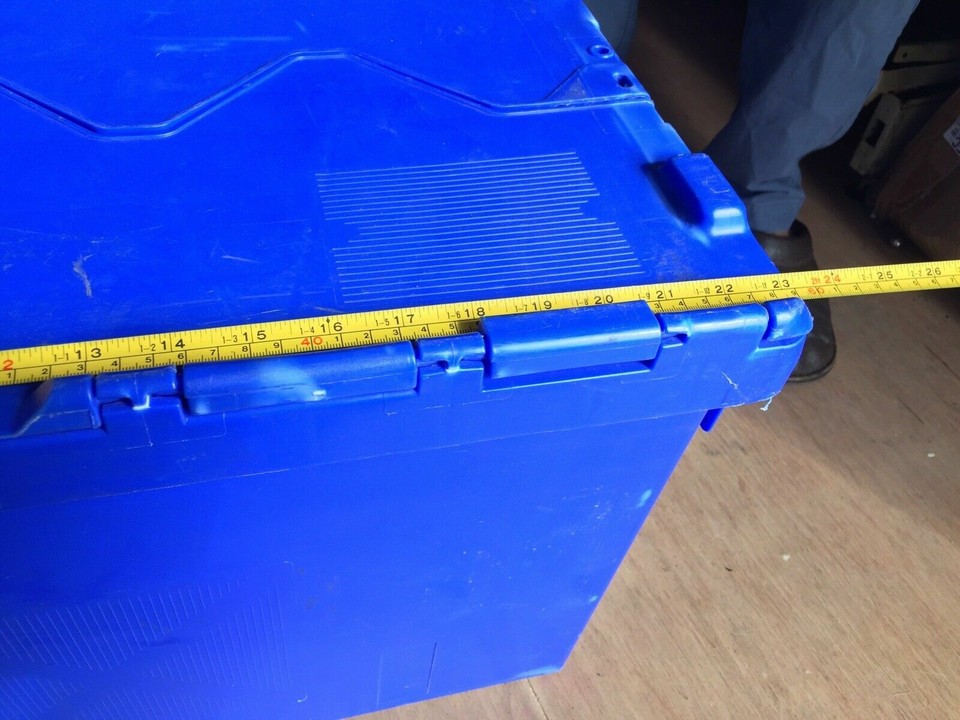 2 X Large heavy duty Plastic Storage boxes/ containers | eBay UK