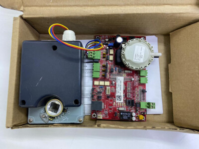 TREND IQEVA-3701U52210 CONTROLLER PRESSURE VAV W/FLOW SENSOR AND ACTUAT ...