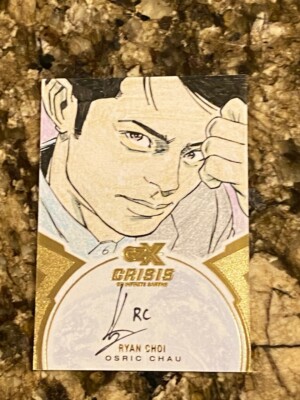 CZX Crisis on Infinite Earths Osric Chau as Ryan Choi Autograph Sketch ...